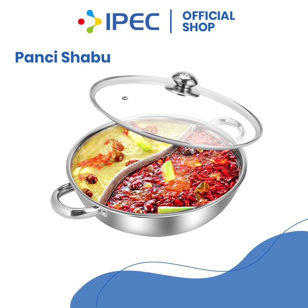 Jual Panci Hotpot Sekat / Suki Shabu Stainless Pot 30CM / PANCI SUKI ...