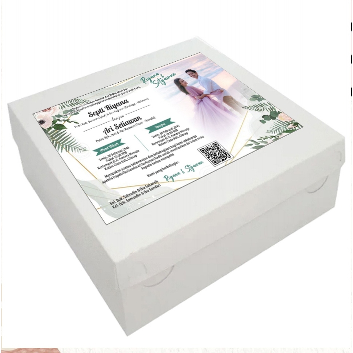 Jual Undangan Nasi Box / undangan Besekan / Undangan Sorogan / Kartu ...