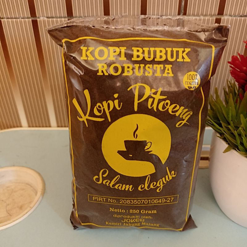 Jual KOPI ROBUSTA KOPI KHAS LERENG GUNUNG BROMO (NETO: 250 Gram) KOPI ...