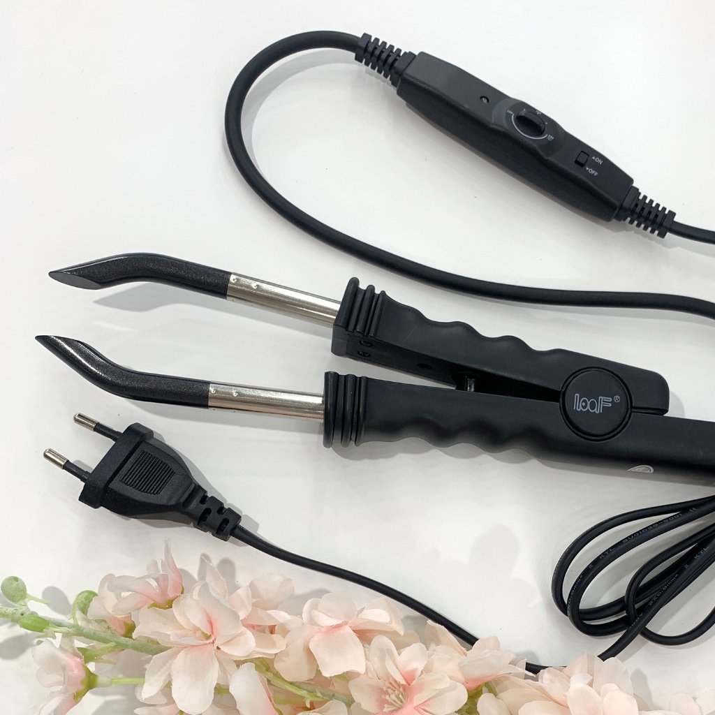 Jual Keratin Hair Extension Fusion Bonding Tools Heat Connector ...