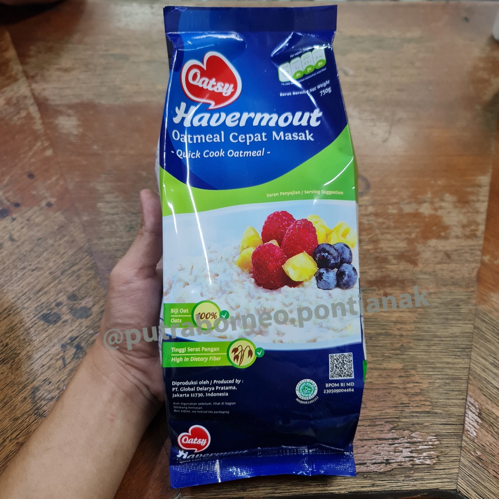 Jual Oatsy Quick Cook Oatmeal 750gr / Oatmeal Instan / Menu Sarapan ...