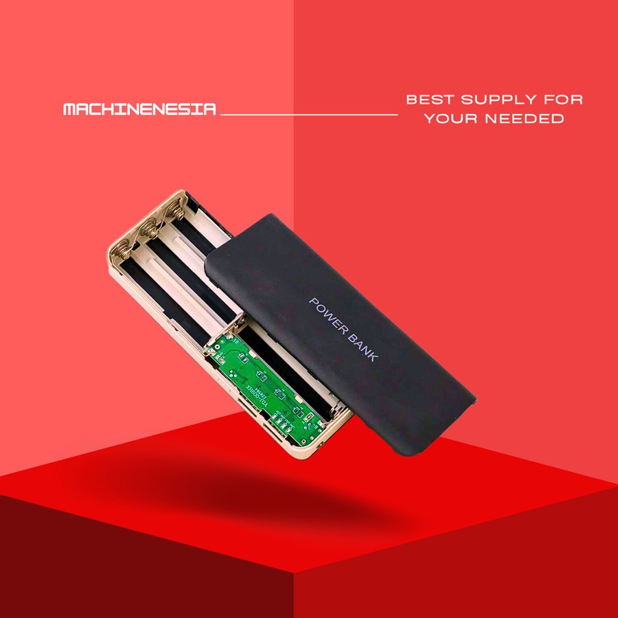 Jual CASE POWER BANK DIY UNTUK 5PCS BATERAI 18650 CASE POWER BANK ...