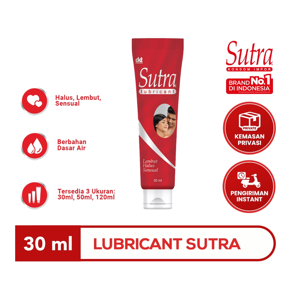 Jual [ 30 ml | 50 ml ] Sutra Lubricant - Pelumas Lebih Licin Kemasan ...