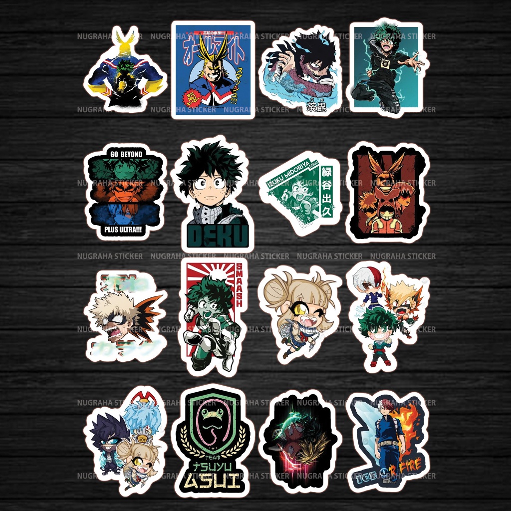 Jual 528 PCS Sticker Boku no Hero Academia - Sticker My Hero Academia ...