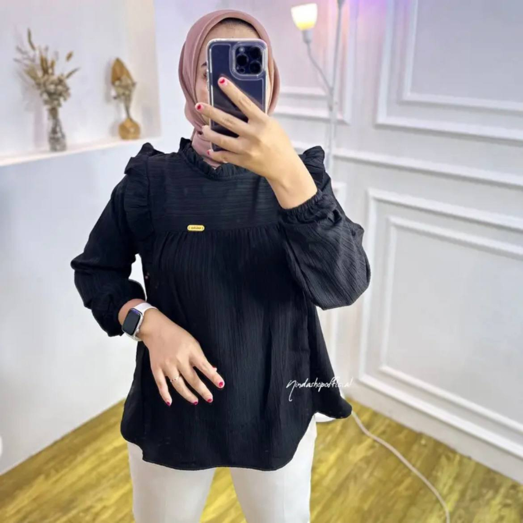 Jual Chika Blouse Atasan Wanita Baby Crush Atasan Wanita Lady Crush ...