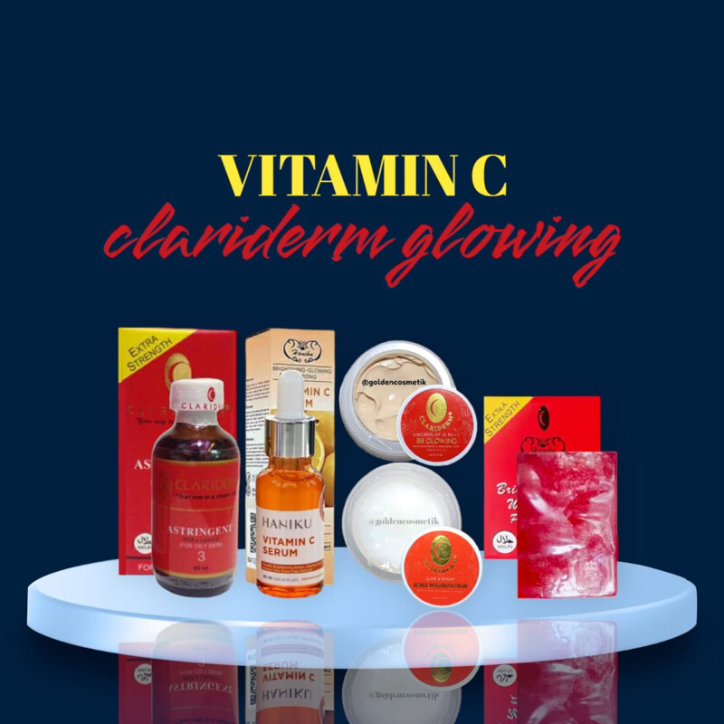 Jual PAKET Haniku CLARIDERM-cream Clariderm ( cream + sabun + serum ...