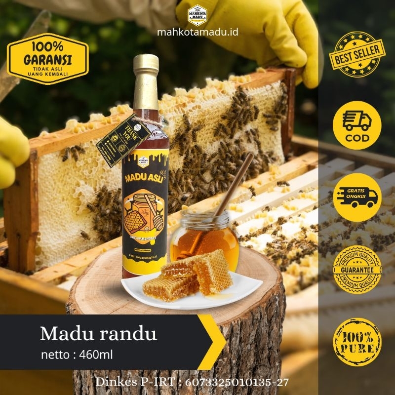 Jual MADU RANDU 100% MURNI 460ml/700gr | Shopee Indonesia