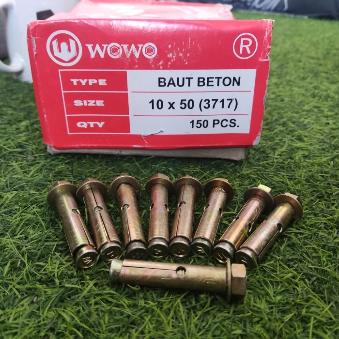 Jual JT88 - Dynabolt Merk WOWO Ukuran M10 x 050/Dinabolt/Baut Beton ...