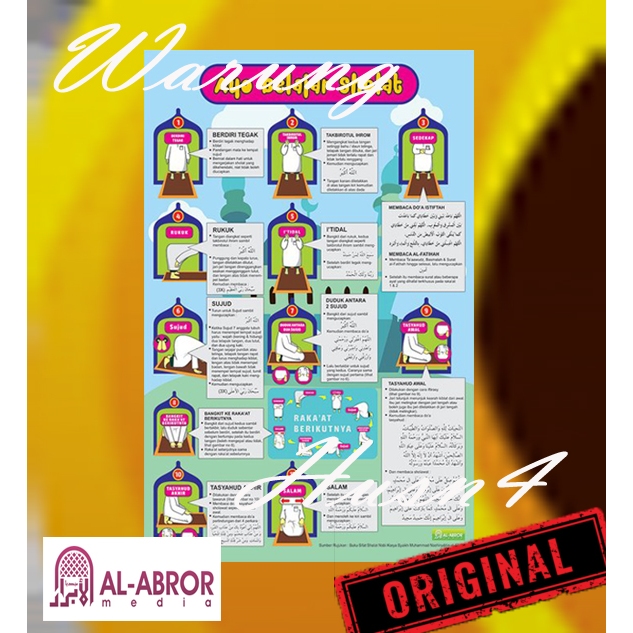 Jual Poster Ayo Belajar Sholat | Shopee Indonesia