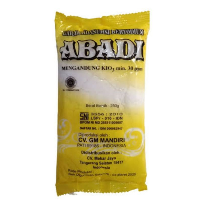 Jual GARAM ABADI 250 GR | Shopee Indonesia