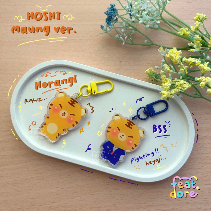 Jual Seventeen HOSHI HORANGI BSS TIGER acrylic keyring ganci | Shopee ...