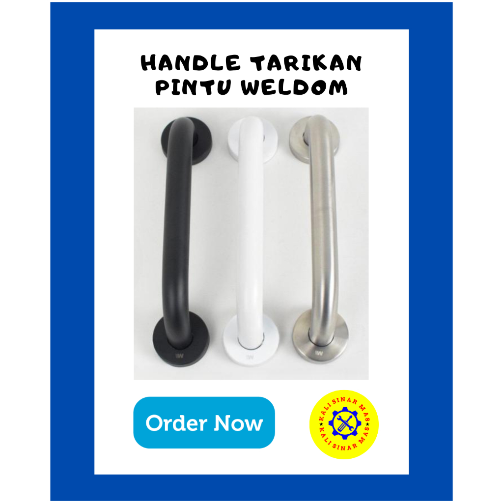 Jual 1 Set Pull Handle Stainless Tarikan Pintu Garasi Aluminium Kayu ...