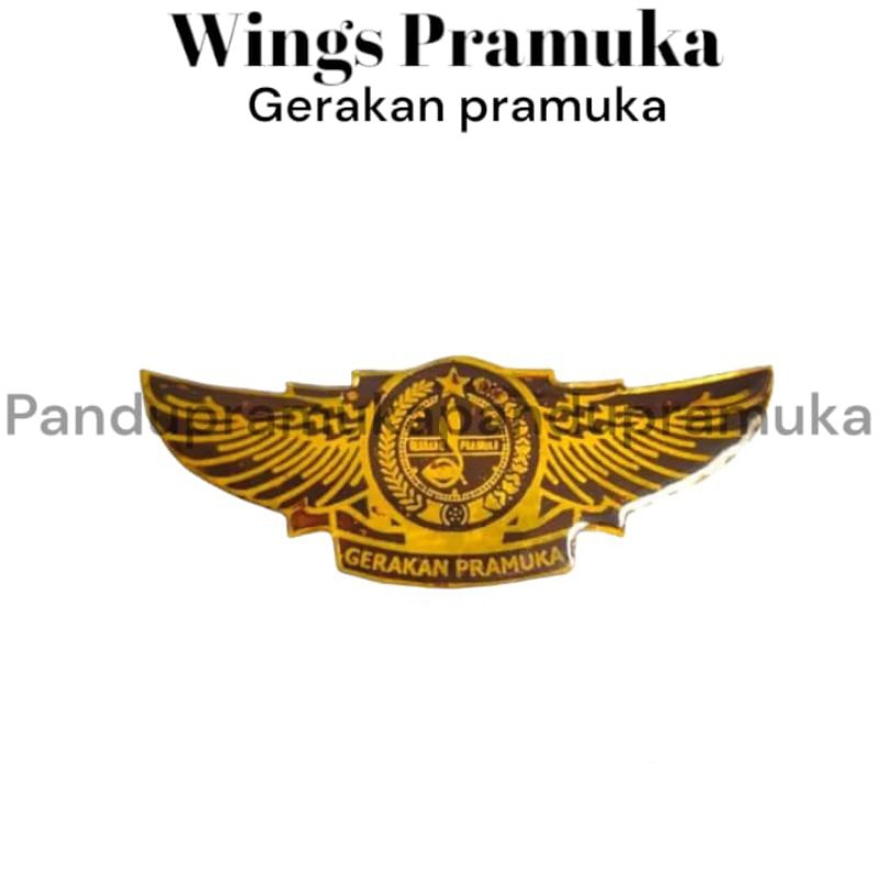 Jual Wing Pramuka | wing tapak | wing dewan penggalang | Shopee Indonesia