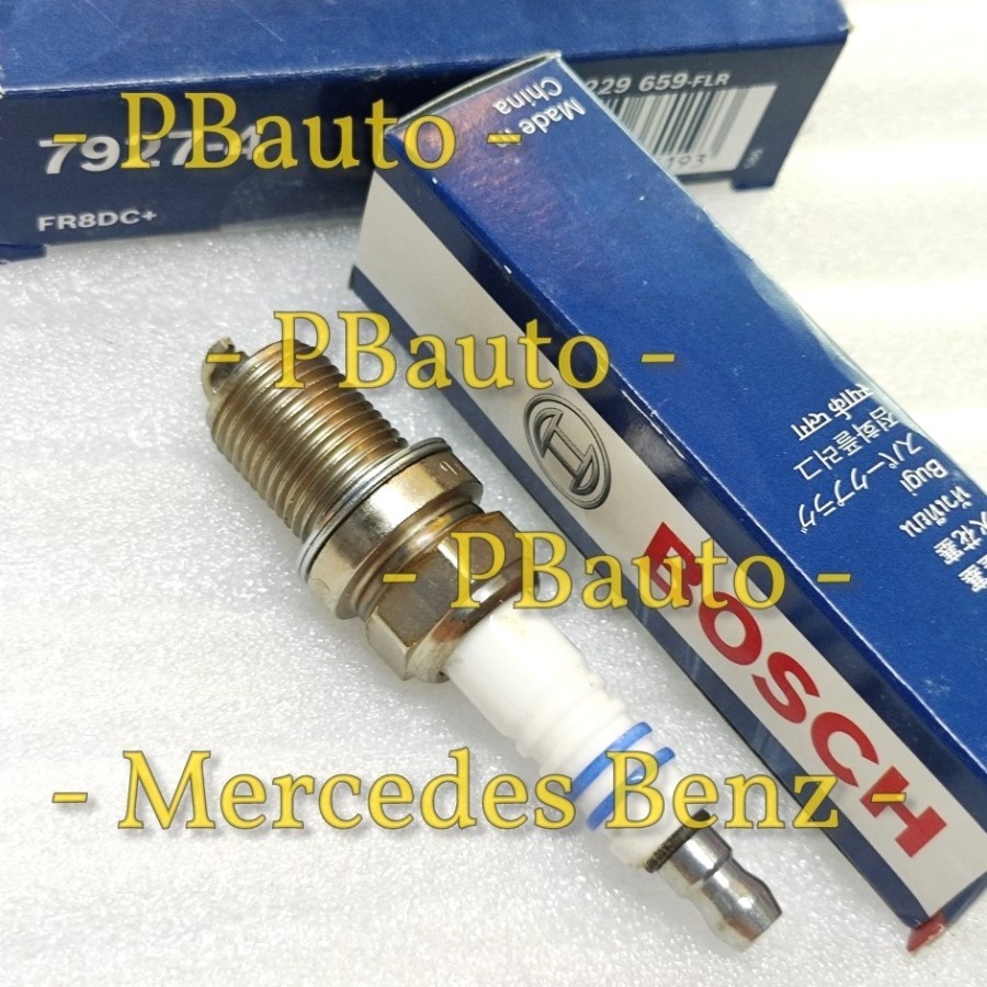 Jual Busi FR8DC+ BOSCH / m111 m104 C180 C200 E320 Spark Plug Mercedes ...
