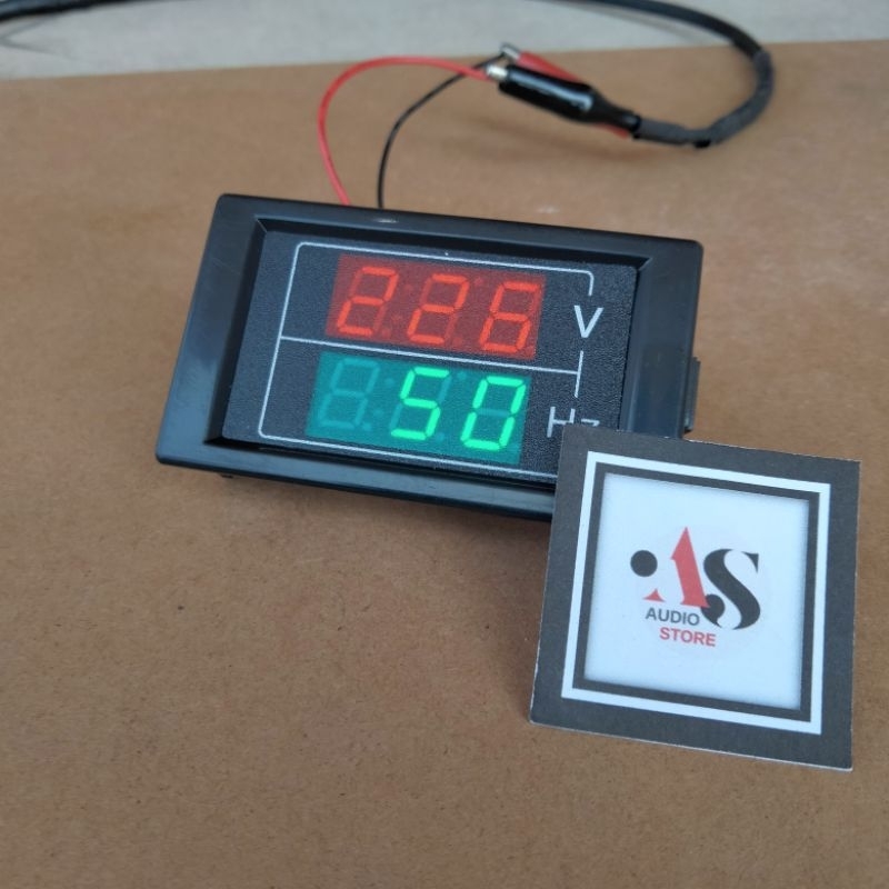 Jual VOLMETER DIGITAL AC + HZ 10HZ-100HZ | Shopee Indonesia