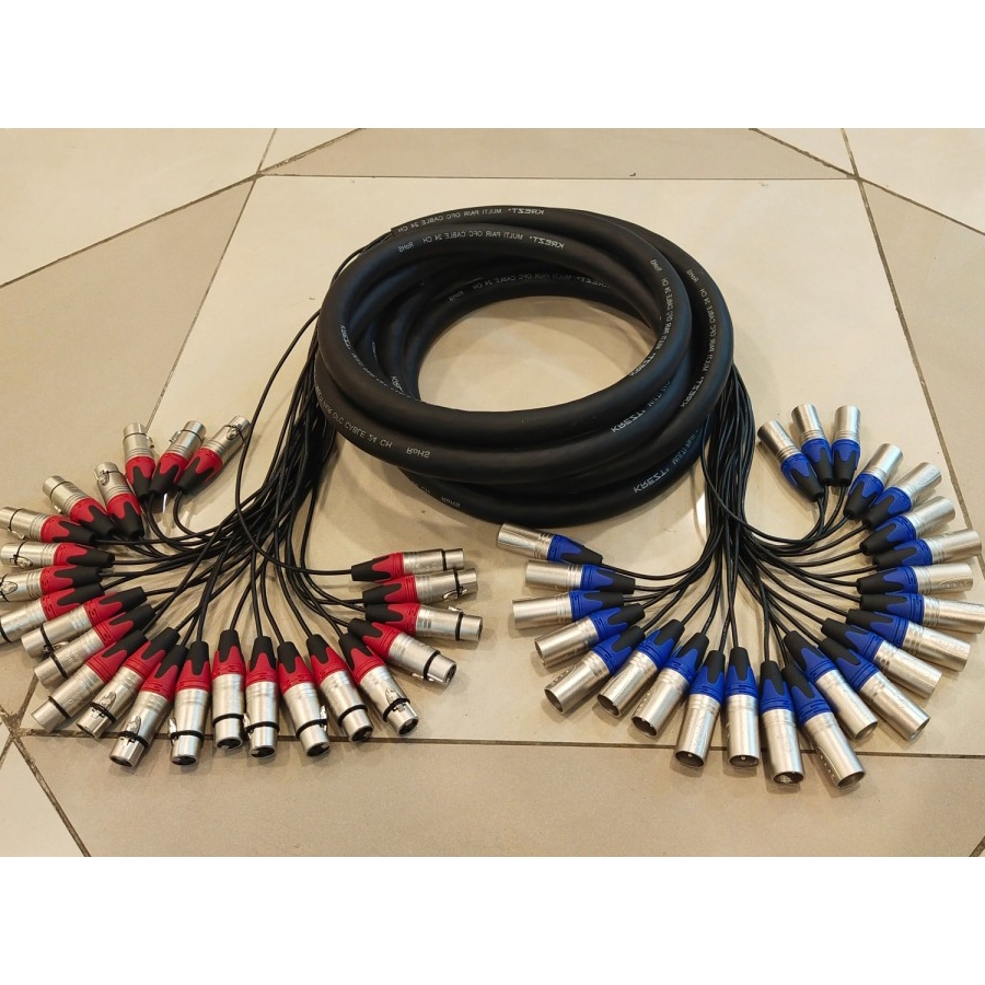 Jual Kabel Snake LAD 24 ch - Jack XLR Male to XLR Female - 20 Meter ...