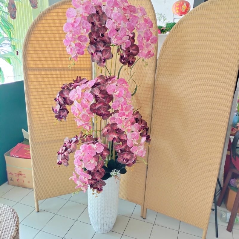 Jual BUNGA ANGGREK LATEX SUDUT JUMBO PREMIUM ARTIFICIAL DEKORASI ...