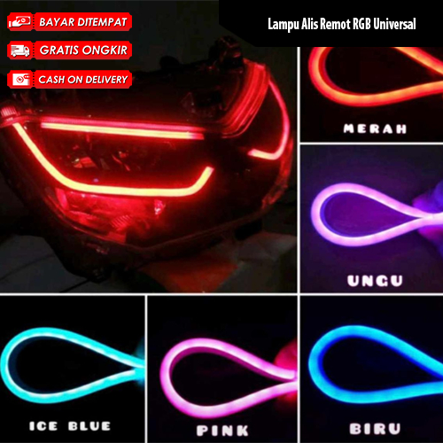 Jual Lampu Alis / Lampu List Diam 1Pcs Fleksibel 30Cm Universal untuk ...