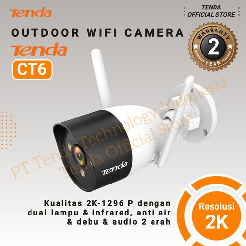 Jual Tenda CT6 Outdoor Wi-Fi kamera CCTV resolusi 2K | Shopee Indonesia