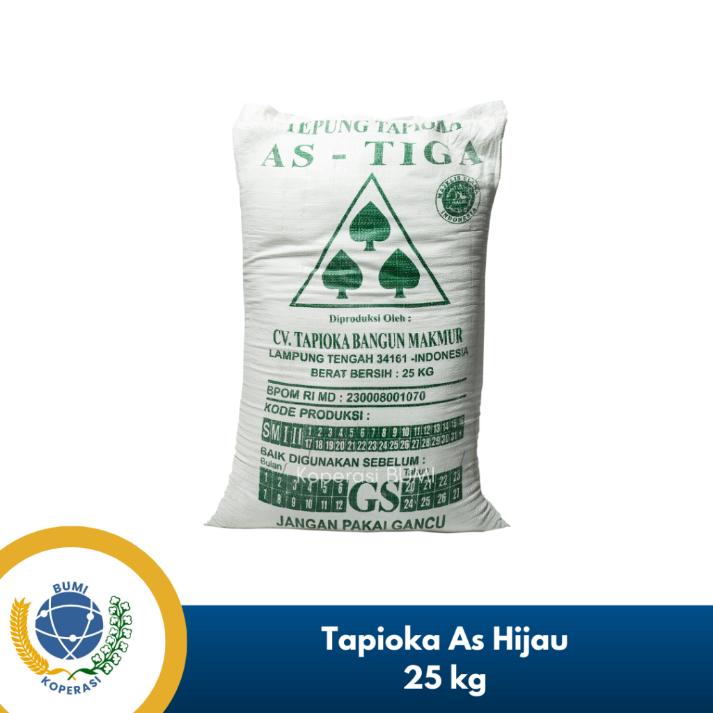 Jual Tepung Tapioka Aci AS Hijau 25kg | Shopee Indonesia