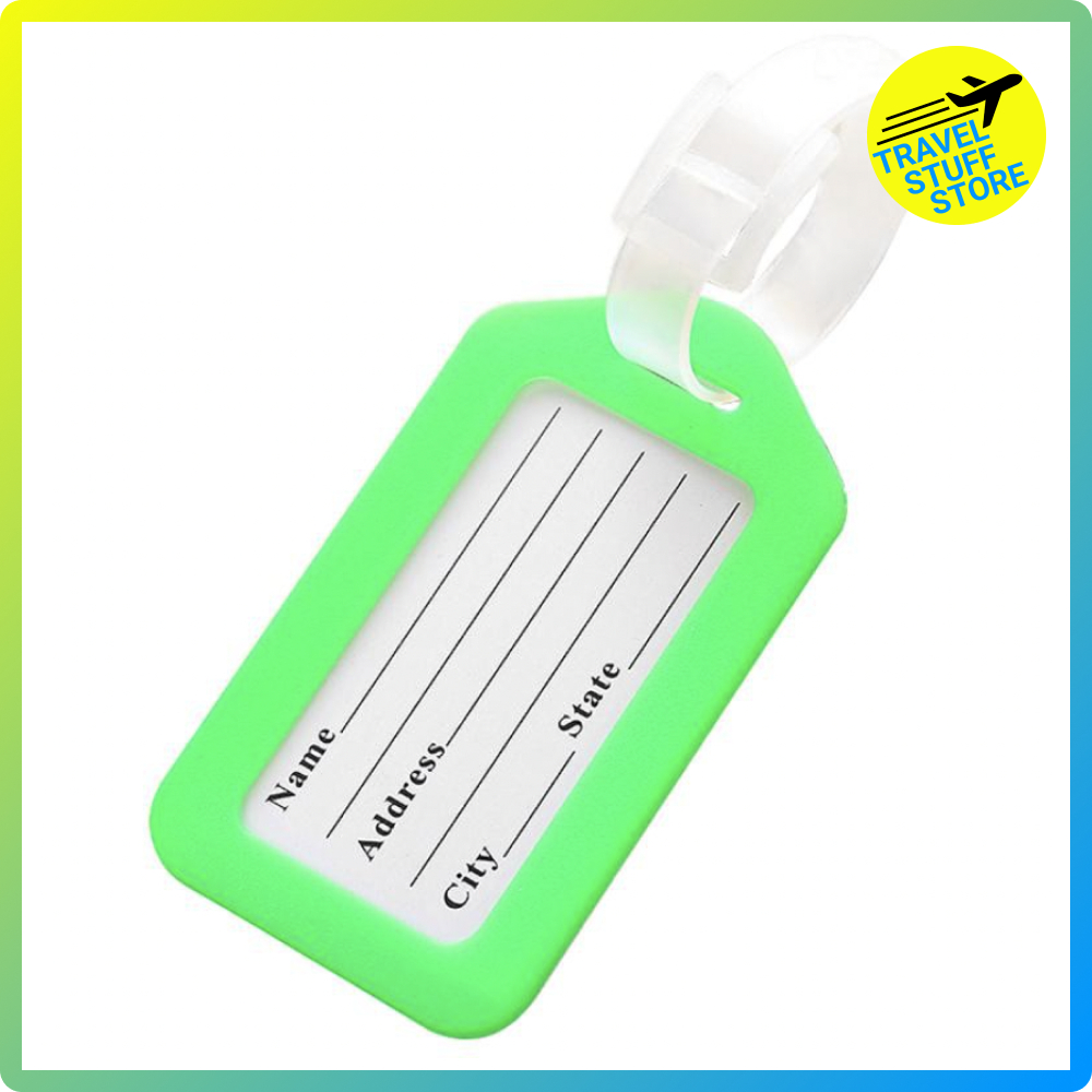 Jual Luggage tag termurah gantungan koper tas label nama name tag ...