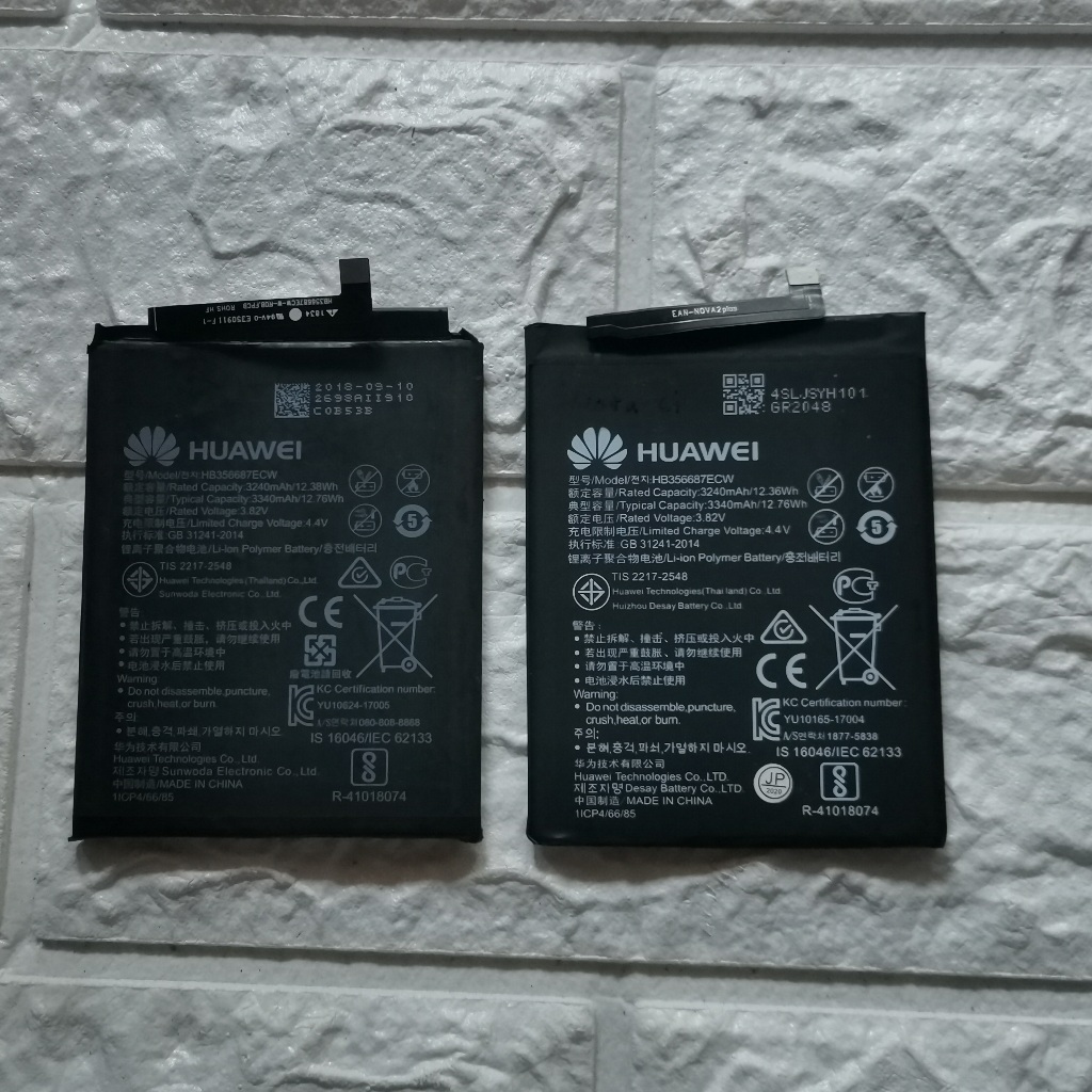 Jual Baterai Huawei Nova 2i / 3i / p30 Lite - HB356687ECW Original | Battery Copotan HP | ABS ...