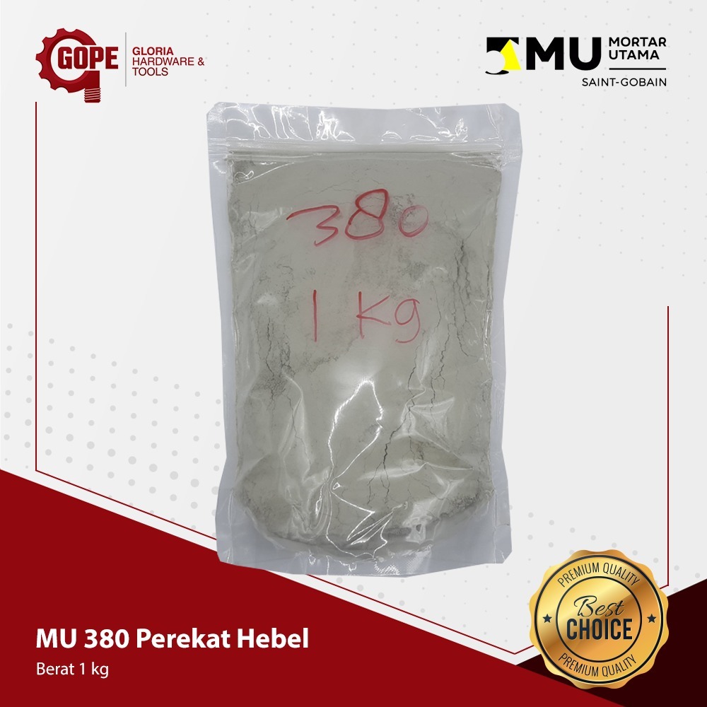 Jual Mu 380 Mortar Utama Semen Lem Pasang Hebel Kemasan 1 kg | Shopee ...