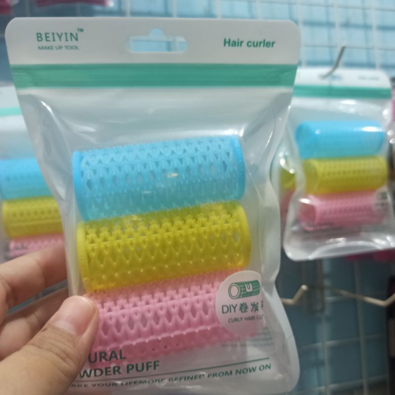 Jual Rol rambut / hair roller / gulungan rambut / rol keriting ikal ...