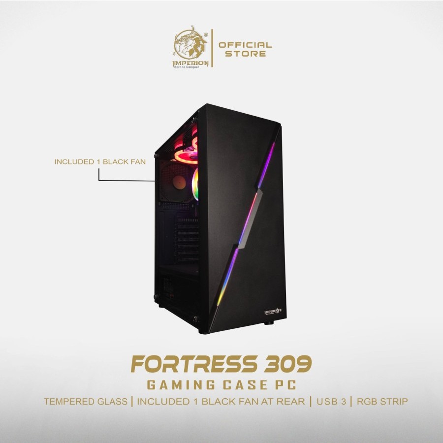 Jual Computer Case / PC Case Imperion Fortress 309 | Shopee Indonesia