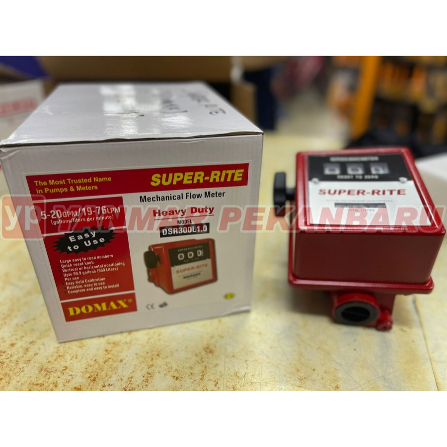 Jual Flow Meter SUPER RITE 1 Inch 3 Digit | Shopee Indonesia