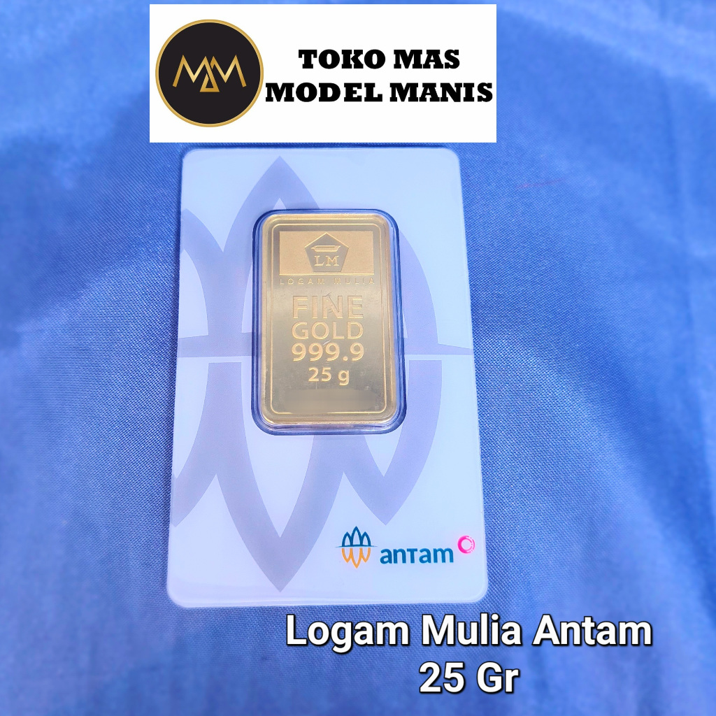 Jual Logam Mulia Antam Press Logam Mulia 25gr (Gram) | Shopee Indonesia