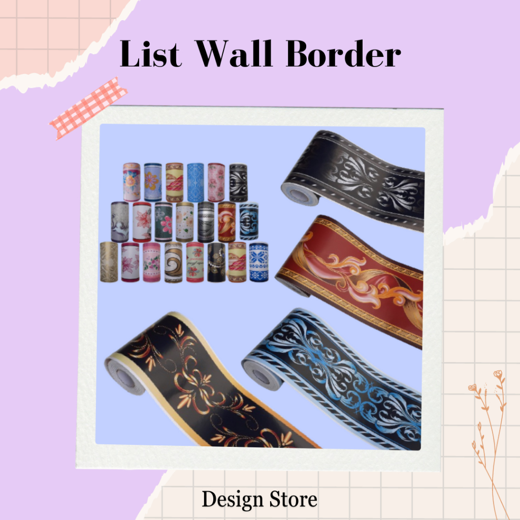 Jual List Wall Border Quality Premium List Border Dinding Premium Motif ...