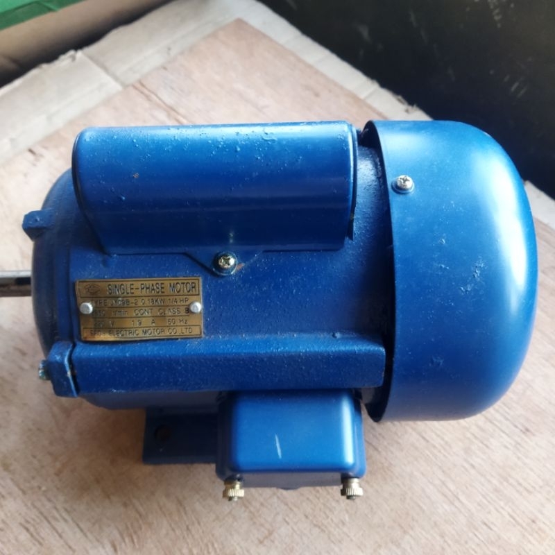 Jual DINAMO MOTOR LISTRIK 1/4 HP / SINGLE PHASE MOTOR EFOS JY09B-2 ...