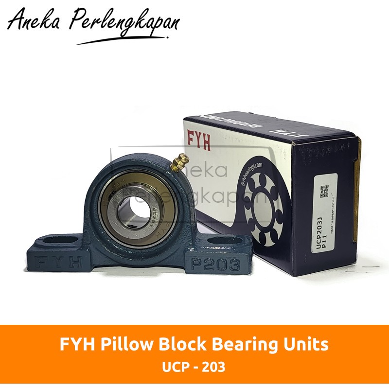 Jual Pillow Block Bearing Unit UCP 203 - As 17mm FYH Japan | Shopee ...
