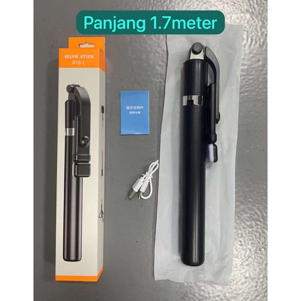 Jual 1.7meter TONGSIS Bluetooth 3in1 R1S L LED 360° 1.7M / TONGSIS ...