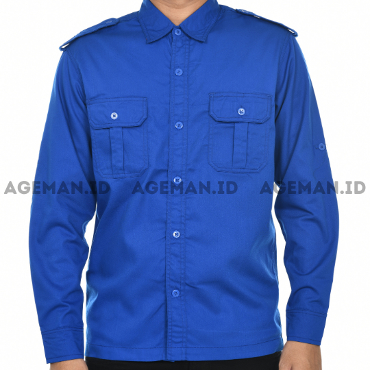 Jual Baju Kemeja PDL Lengan Panjang Pria - Seragam Pakaian Kerja Dinas ...