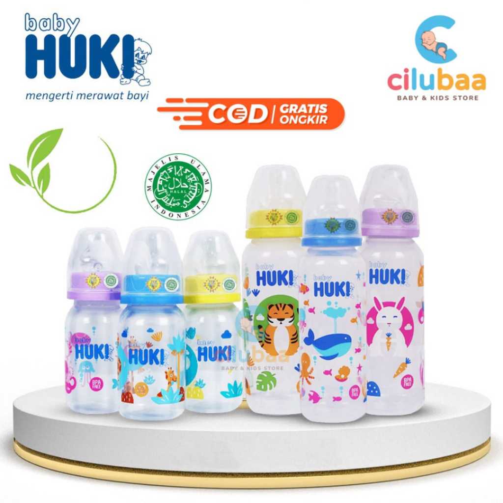 Jual HUKI Baby Bottle Animal Spongebob Series 60 mL 120 mL 240 mL ...