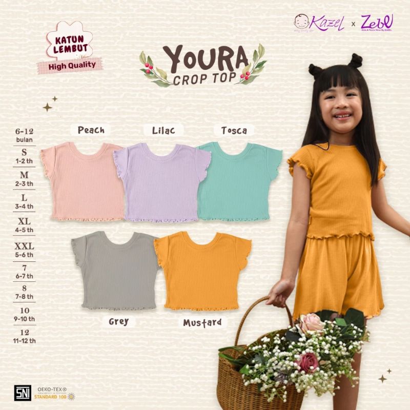 Jual KAZEL Youra Crop Top (1 pcs) | Shopee Indonesia