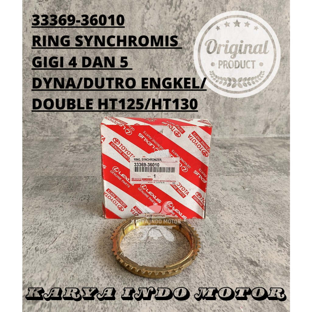 Jual RING SINKRONIS GIGI 4 DAN 5 ONLY RINO HT 125 33369-36010 | Shopee ...