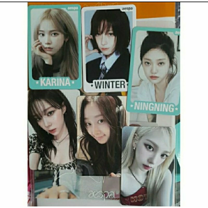Jual MD Tradingcard Aespa My World | Shopee Indonesia