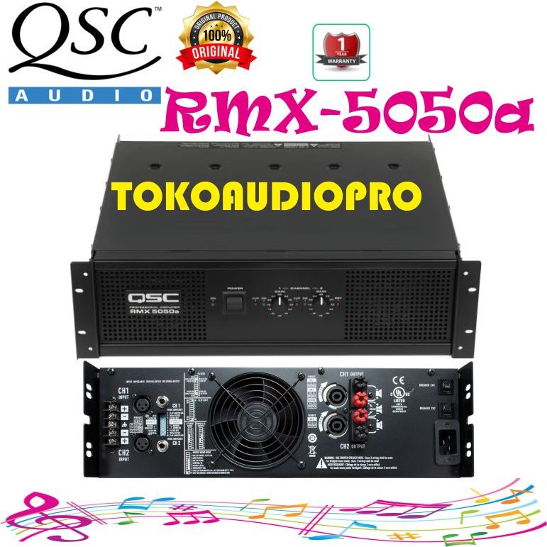 Jual Power QSC RMX 5050a Power Amplifier qsc rmx5050 Original | Shopee ...