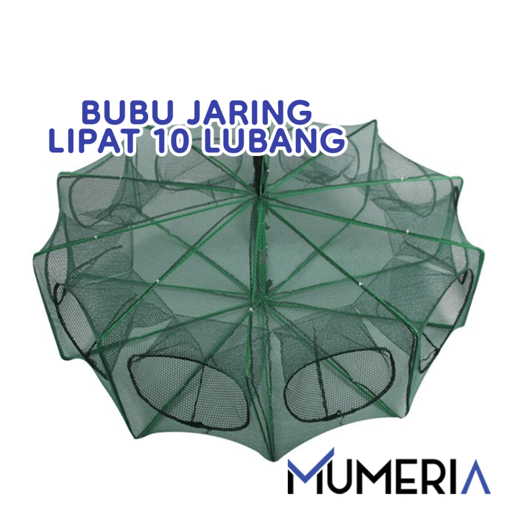 Jual Bubu Perangkap Ikan 10 Lubang Jebakan Jaring Jala Prangkap Lipat ...