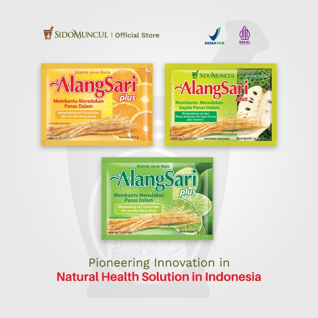 Jual SIDOMUNCUL Alang Sari Plus Kemasan Box isi 6’Sachet @7gr | Shopee ...
