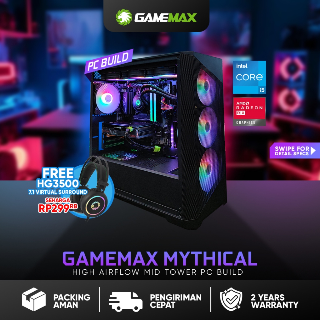 Jual Komputer Rakitan GAMEMAX MYTHICAL | Shopee Indonesia