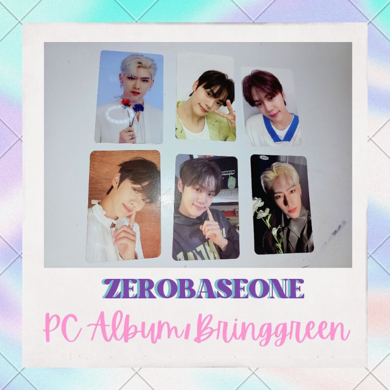 Jual Photocard PC Zerobaseone ZB1 KimGyuvin Ricky Bringgreen Album ...