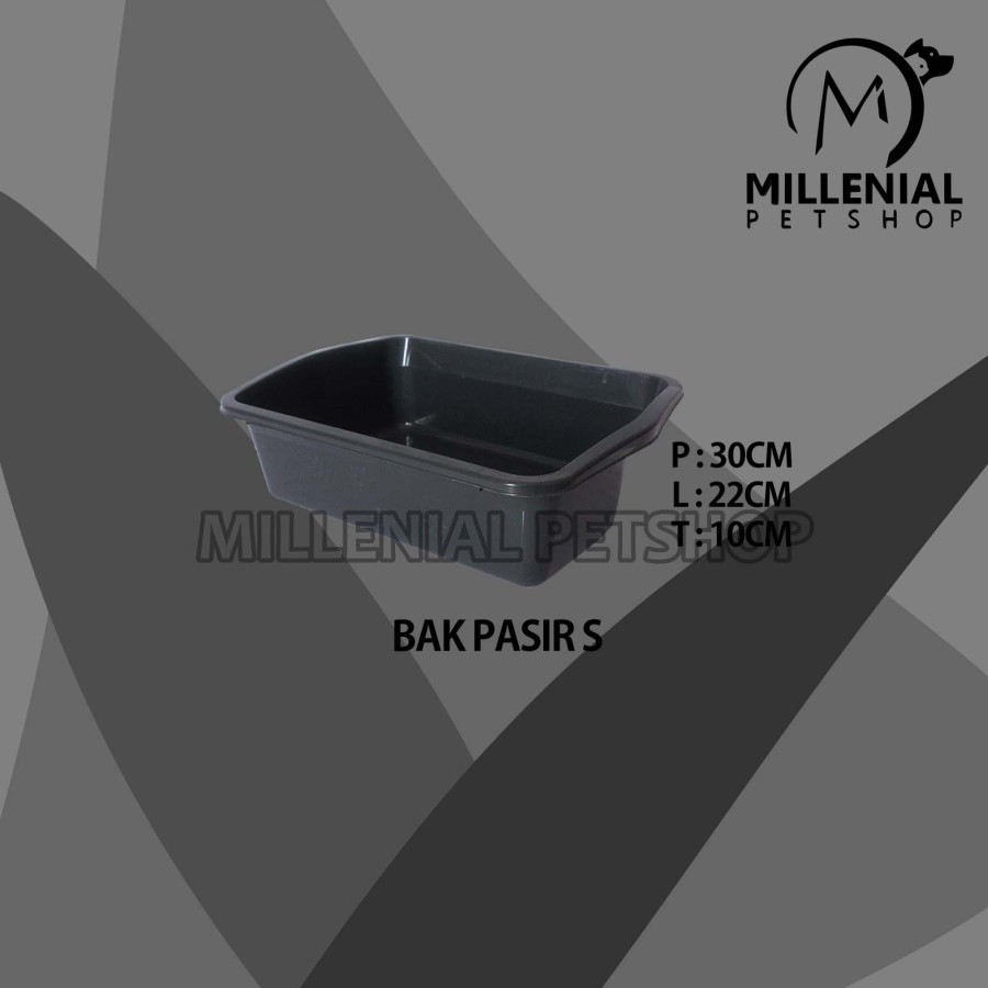 Jual Bak Pasir warna warni kecil kucing cat liter box tempat pup wadah ...