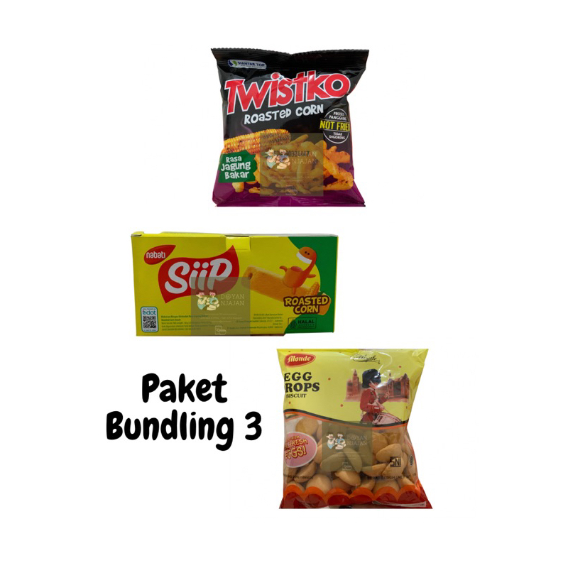 Jual PAKET JAJAN SNACK BUNDLING 3 / PAKET JAJAN SNACK TWISTKO NABATI ...