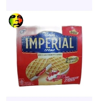 Jual Imperial creme biskuit susu dengan selai krim isi 12 (box ...