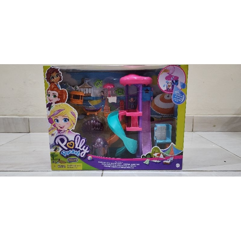 Jual Polly Pocket Super Sliding' Water Park Polly Poket Water Park ...