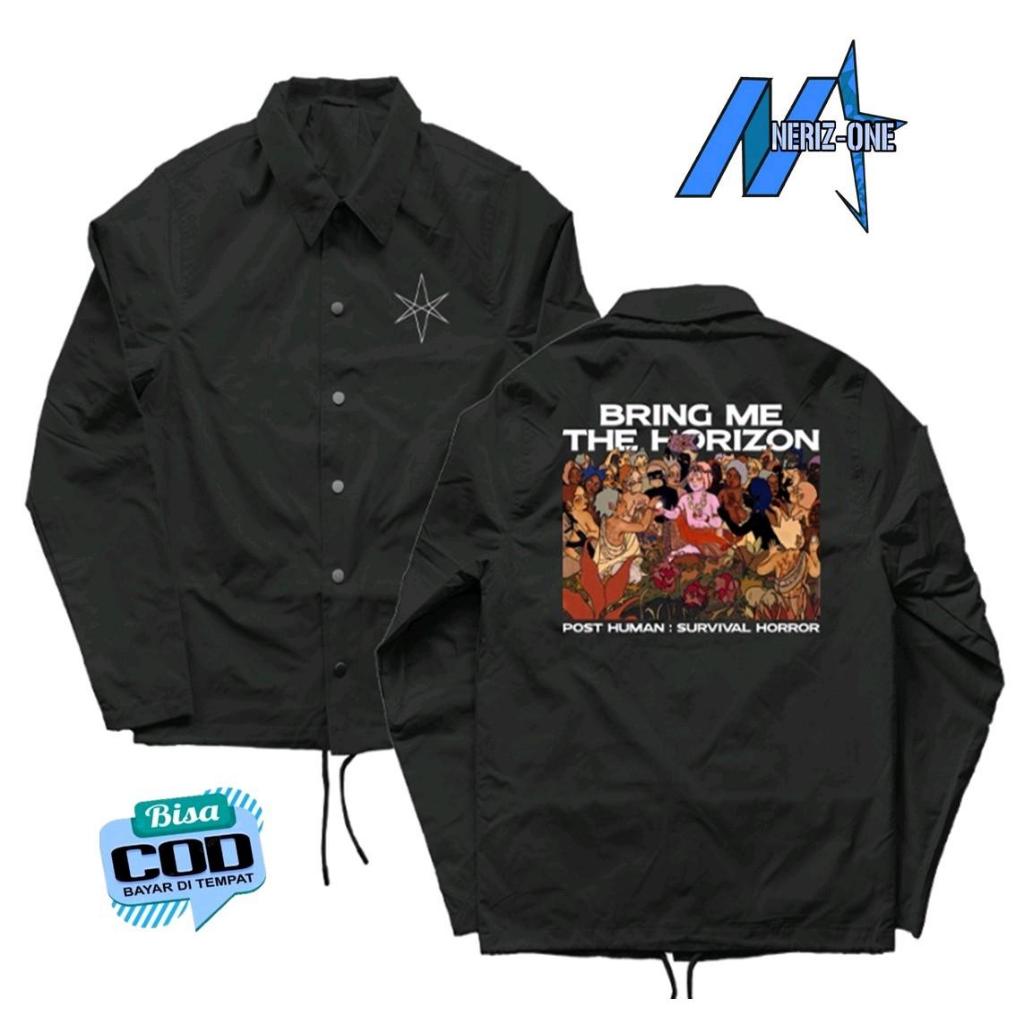 Jual COACH JACKET BAND BRING ME THE HORIZON | JACKET WINDBREAKER BMTH ...